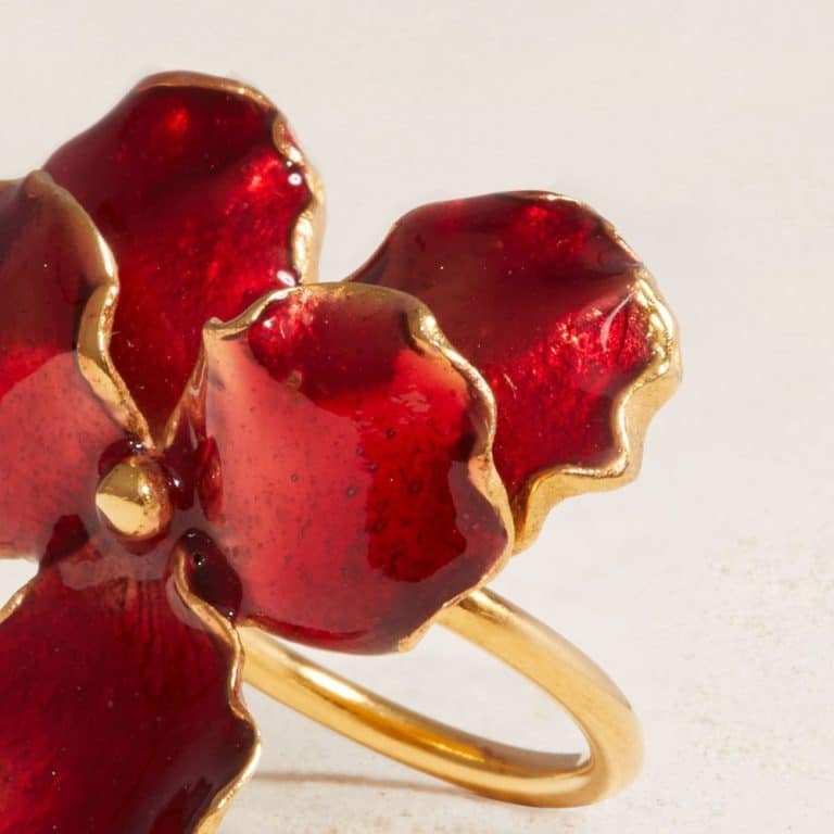 Panzè Ring in Cherry