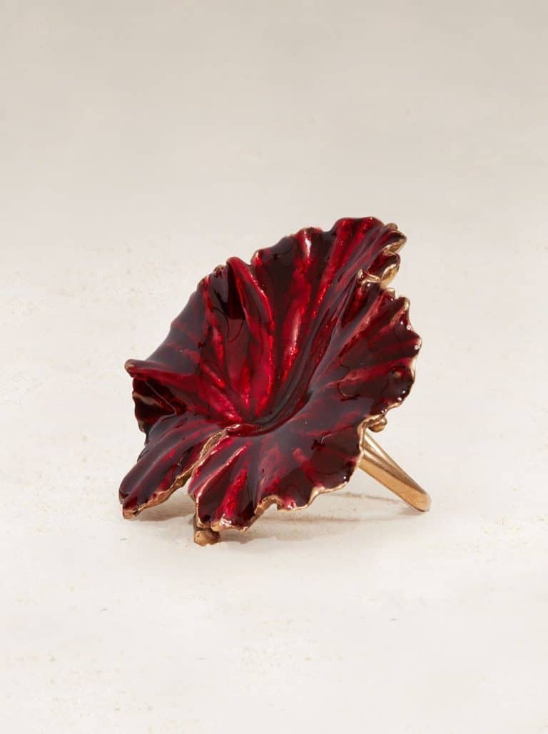 Malva Ring in Cherry